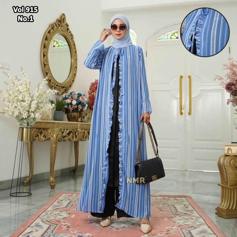 9 Rekomendasi Model Outer untuk Gamis Polos, Cek di Sini! - Blibli Friends