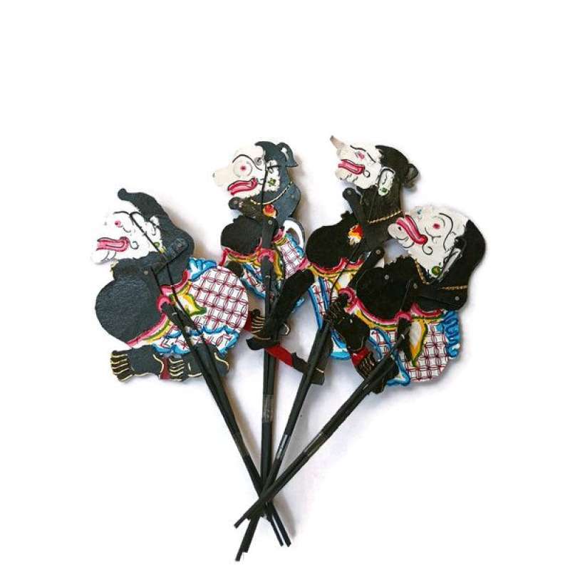 Jual Wayang Kulit Asli Punakawan Size Kecil Semar Petruk Gareng Bagong ...