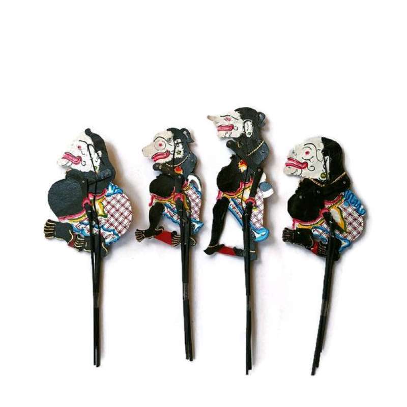 Jual Wayang Kulit Asli Punakawan Size Kecil Semar Petruk Gareng Bagong ...