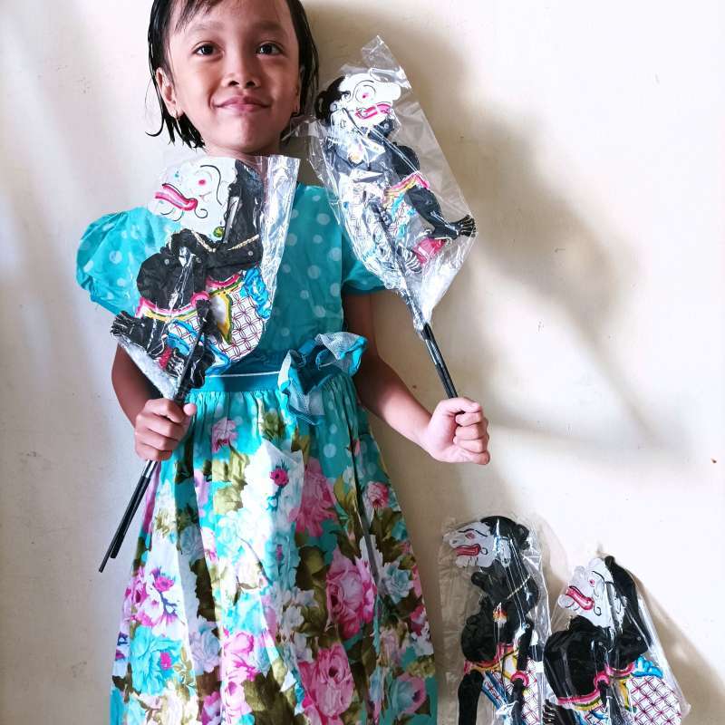 Jual Wayang Kulit Asli Punakawan Size Kecil Semar Petruk Gareng Bagong ...