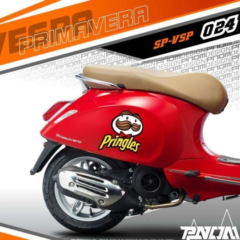 Promo Vespa Cutting Stiker Striping Scoopy / Vespa Pringles SP VSP P024 ...
