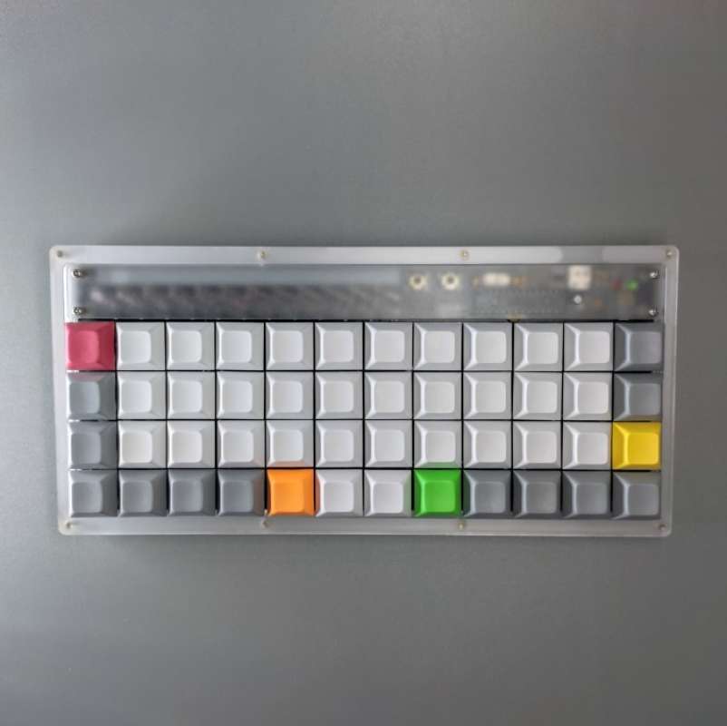 Jual Plaid-C QMK Ortholinear Mechanical Keyboard PCB Prebuilt/Hotswap ...