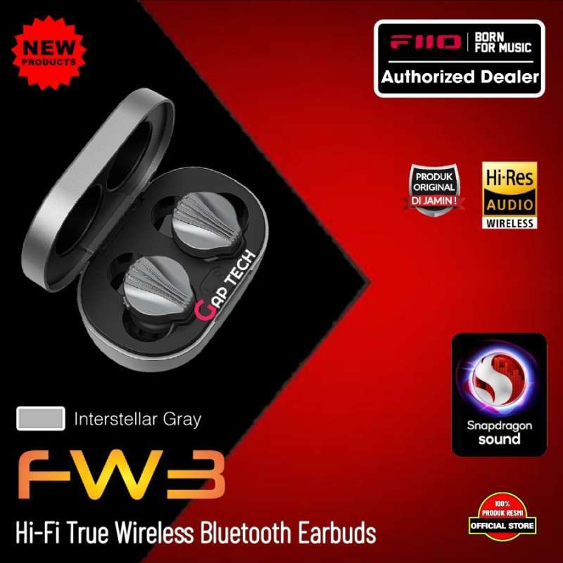 Jual Fiio FW3 / FW 3 10 Dynamic Driver Hi-Fi True Wireless Earbuds TWS Original di Seller Gap ...
