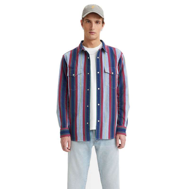 Promo Levi's® Men's Relaxed Fit Western Shirt (a1919-0027) - S Diskon ...
