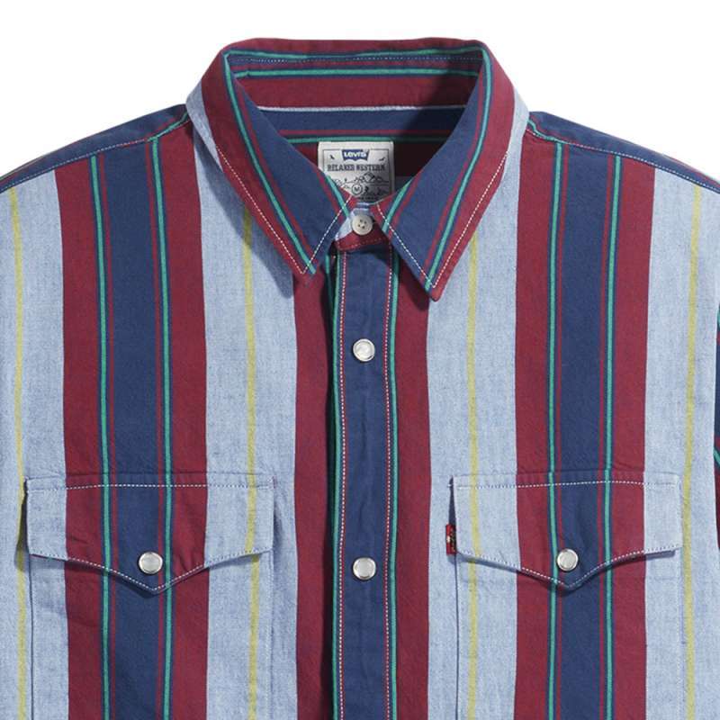 Promo Levi's® Men's Relaxed Fit Western Shirt (a1919-0027) - S Diskon ...