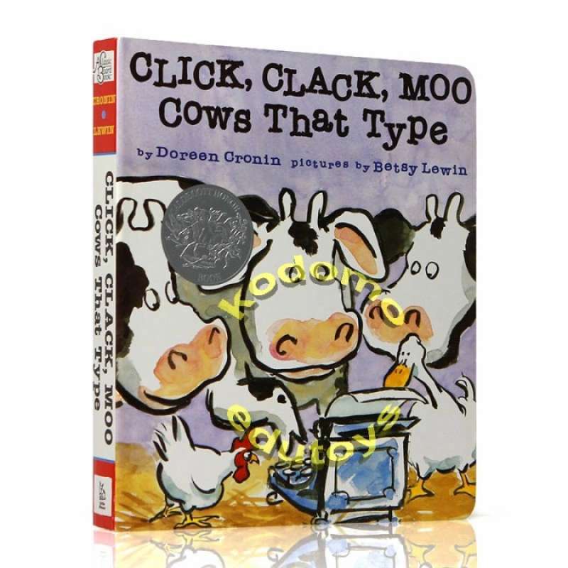 Jual Click,clack,moo Cows That Type ( Board Book ) By Doreen Cronin Di ...
