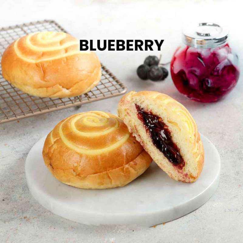 Jual Roti Blueberry Premium -roti Isi - Sarapan Sehat Di Seller Momolin ...