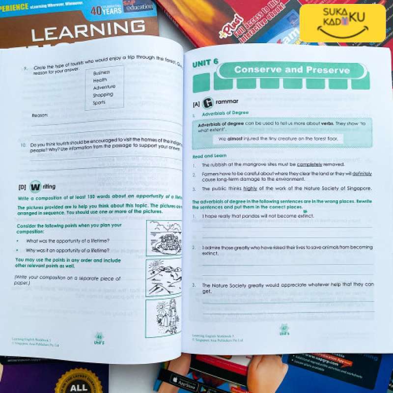 Jual Sap Education Learning English Book Set 1 2 3 4 5 6 Workbook ...