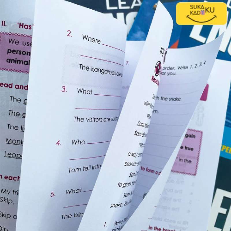 Jual Sap Education Learning English Book Set 1 2 3 4 5 6 Workbook ...