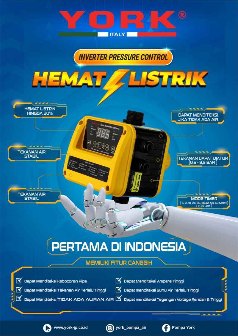Jual York Automatic Inverter Pressure Control Ipc 01 Di Seller Pompa ...