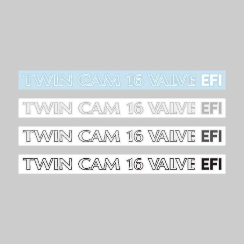 Promo Sticker Stiker Twin Cam 16 Valve Efi Toyota Soluna Diskon 23% di ...
