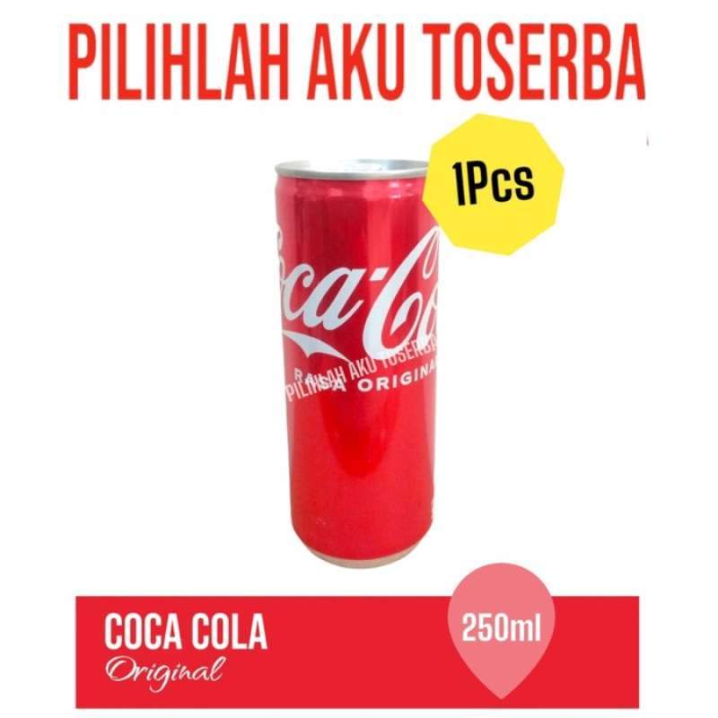 Promo Coca Cola Original Kaleng Can 250 Ml - ( Harga 1 Dus Isi 24 ...