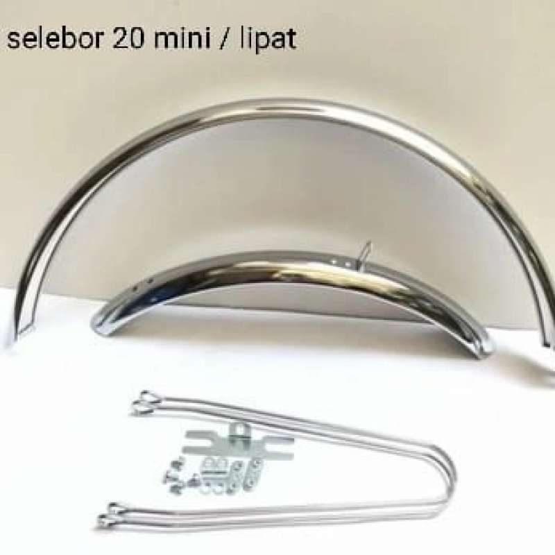 Promo Spakbor Slebor Sepeda Lipat Mini Minion Ukuran 20 Chrome Diskon ...