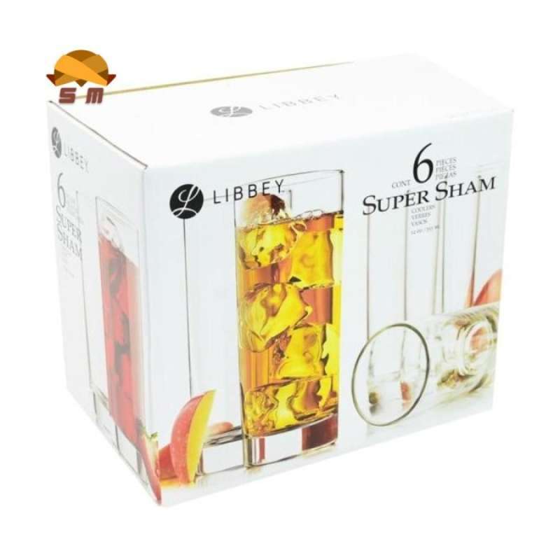 Promo Sm - Libbey Set Gelas Sham 355 Ml 6 Pcs Diskon 23% di Seller Umah Dapur - Wedi, Kab ...