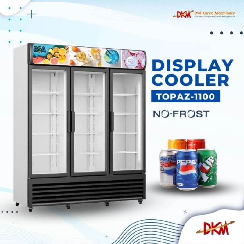 Promo Rsa Showcase Display Cooler 1065l / Topaz-1100 Diskon 23% Di ...