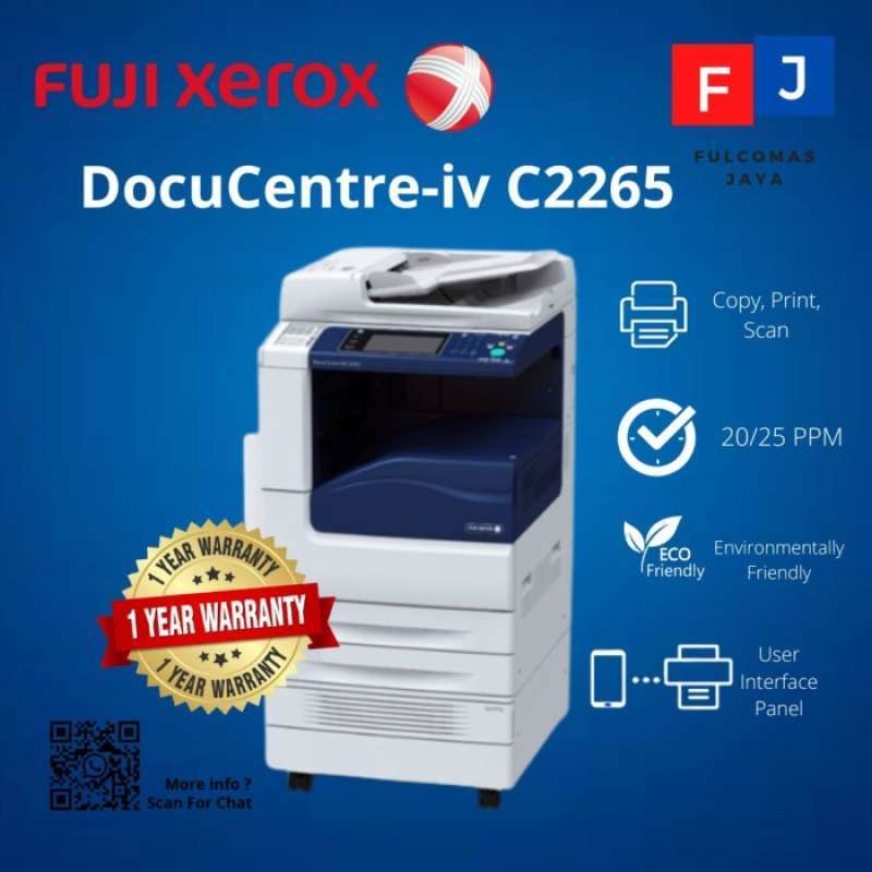 Promo Mesin Fotocopy Color FUJI XEROX DocuCentre-IV C2265 Kertas A3 Warna Diskon 23% di Seller ...