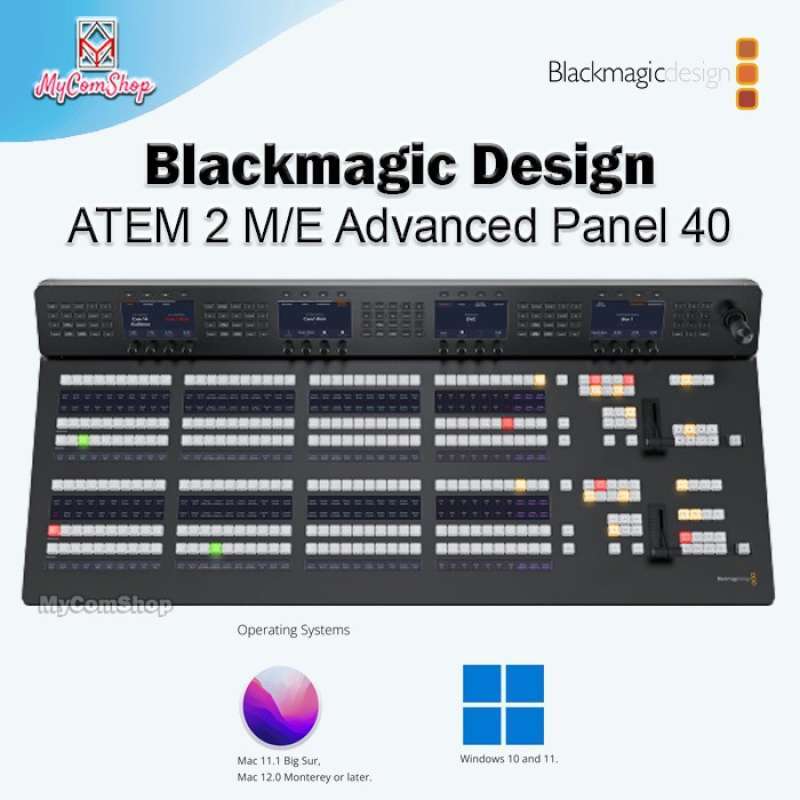 Jual BLACKMAGIC DESIGN ATEM 2 M/E ADVANCED PANEL 40 di Seller Mycomshop ...