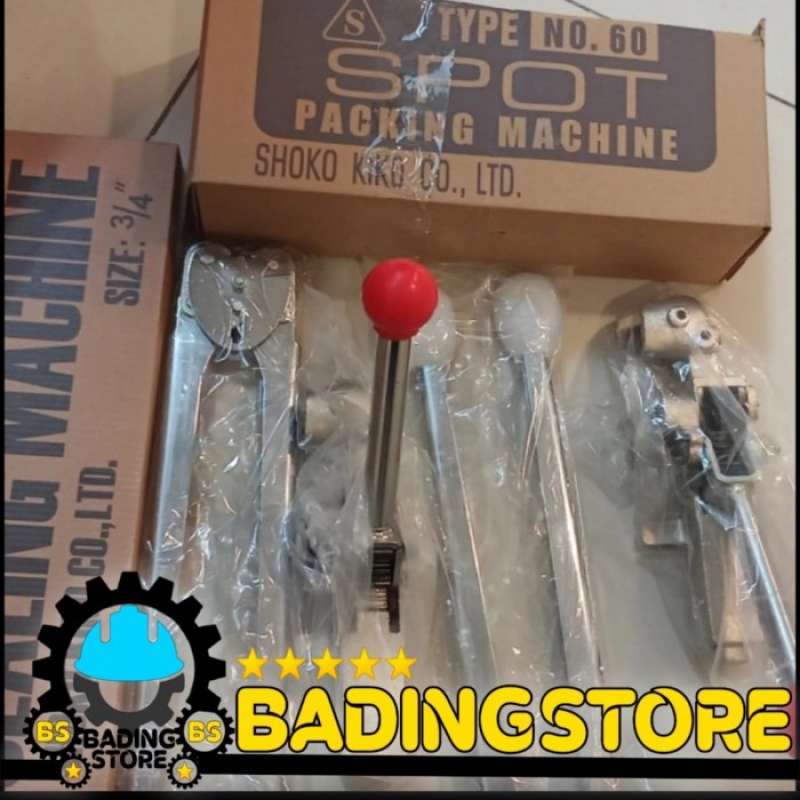 Promo SPOT PACKING MACHINE-3/4-Alat packing Klem manual untuk besi,plat ...