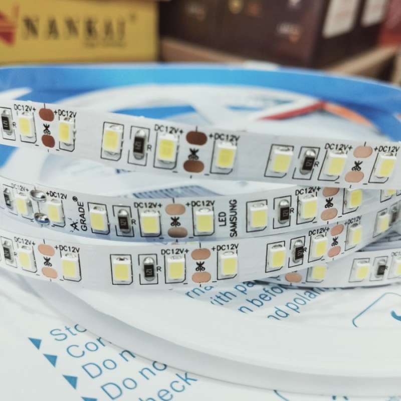 Promo Samsung LED Strip Mata Penuh IP20 A.G 2835-12V 12W 120Led/Meter ...