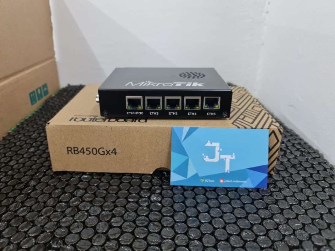 Promo Mikrotik Routerboard RB450Gx4 with 5 Gigabit Ethernet Port Diskon ...