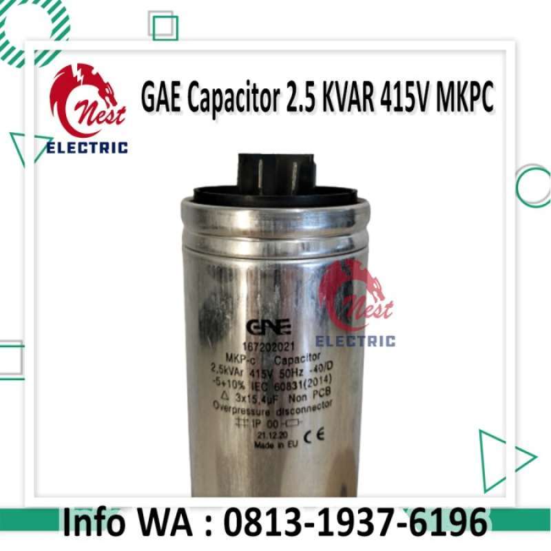 Promo Kapasitor Capacitor Bank GAE 2.5 KVAR 415V MKPC 3 Phase Diskon 23% di Seller Pedalis Store ...