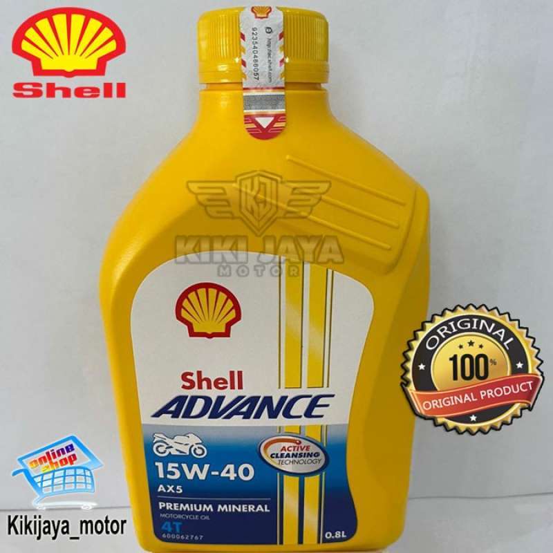 Jual Oli Motor Shell Advance Ax5 15w-40 0.8l Di Seller Kikijaya_motor ...
