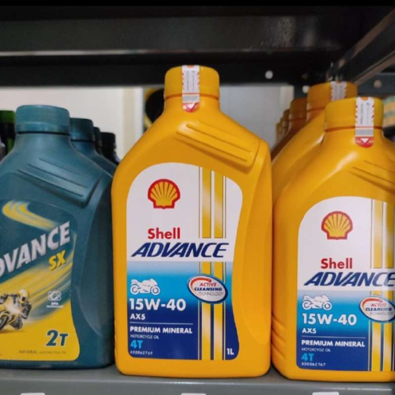 Jual Oli Motor Shell Advance Ax5 15w-40 0.8l Di Seller Kikijaya_motor ...