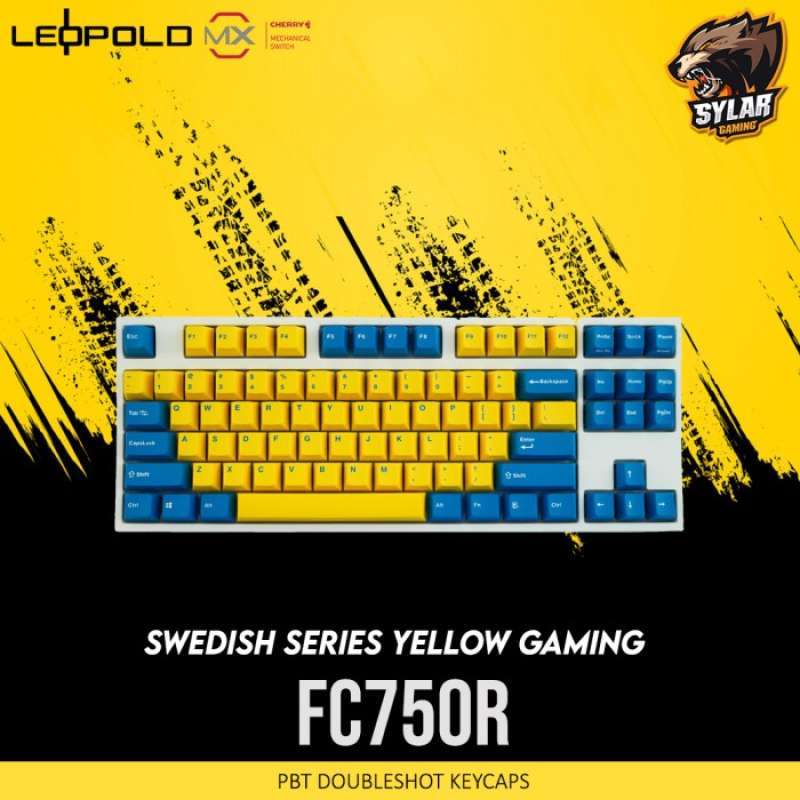 Jual Leopold FC750R Swedish Series Yellow Gaming Keyboard di Seller ...