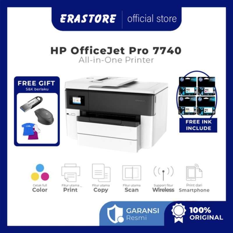 Promo Hp Officejet Pro 7740 Wide Format All-in-one Printer (g5j38a ...
