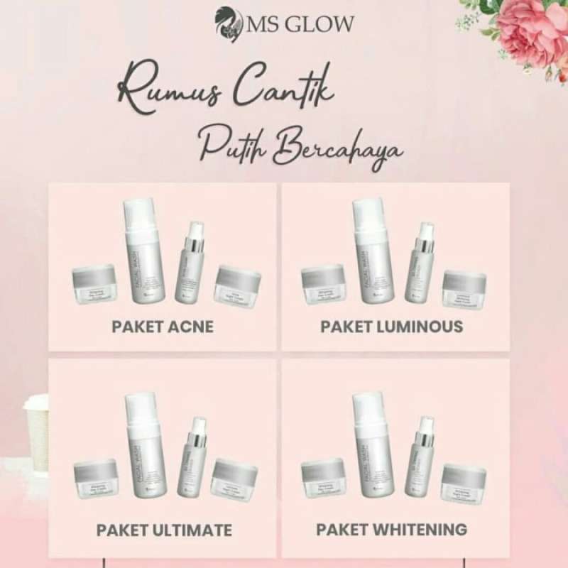 Promo RUMUS CANTIK PUTIH BERCAHAYA/ MACAM MACAM PAKET BASIC Diskon 23% ...