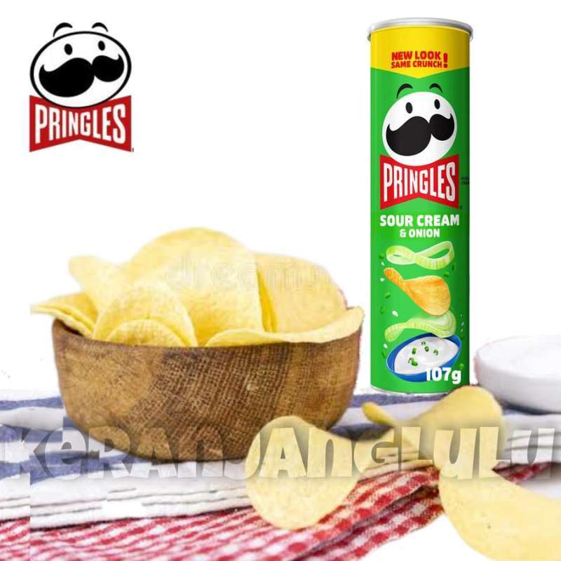 Jual Pringles/Keripik Kentang/Potato Chips/Pringles 107 gr - SOUR CRM ...