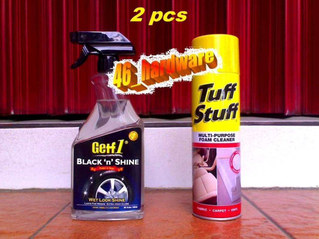 Promo Getf1 BLACK 'n' SHINE SEMIR BAN WET LOOK STP TUFF STUFF FOAM ...