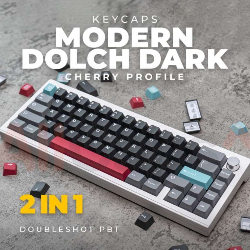 Promo MODERN DOLCH DARK Doubleshot PBT Keycaps - Multivariasi ...