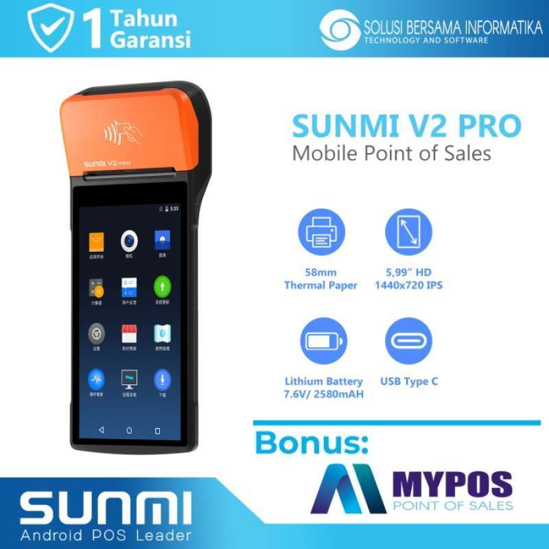 Promo Mesin Kasir V2 Pro Free Mypos Diskon 3% di Seller Mauwazt - Kapuk ...