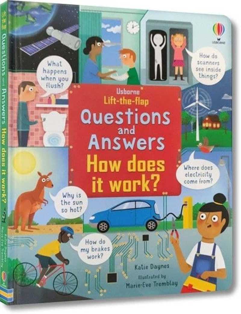Promo Buku Usborne Book Lift The Flap Questions And Answers How Does It ...