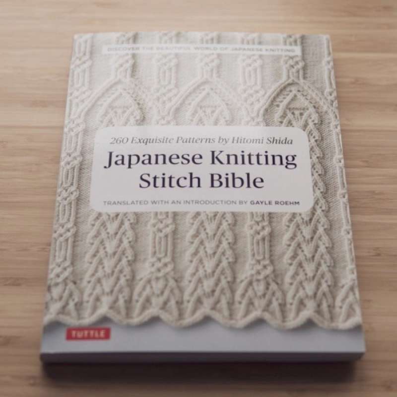 Promo Japanese Knitting Stitch Bible 260 Exquisite Patterns Diskon 23