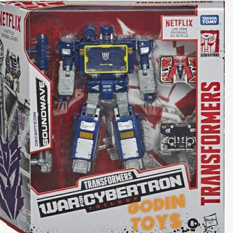 Promo Transformers Soundwave War For cybertron Trilogy Ravage laserbeak ...