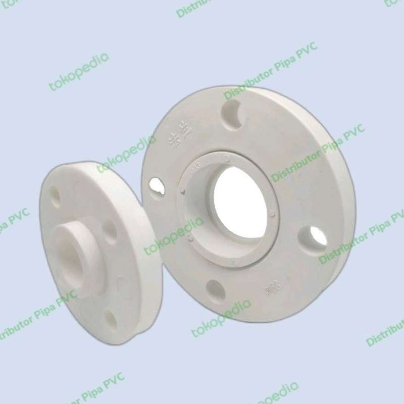 Promo Stub Flange PPR 1-1/2 inch x 50 mm Fitting PPR Pipa PPR ...