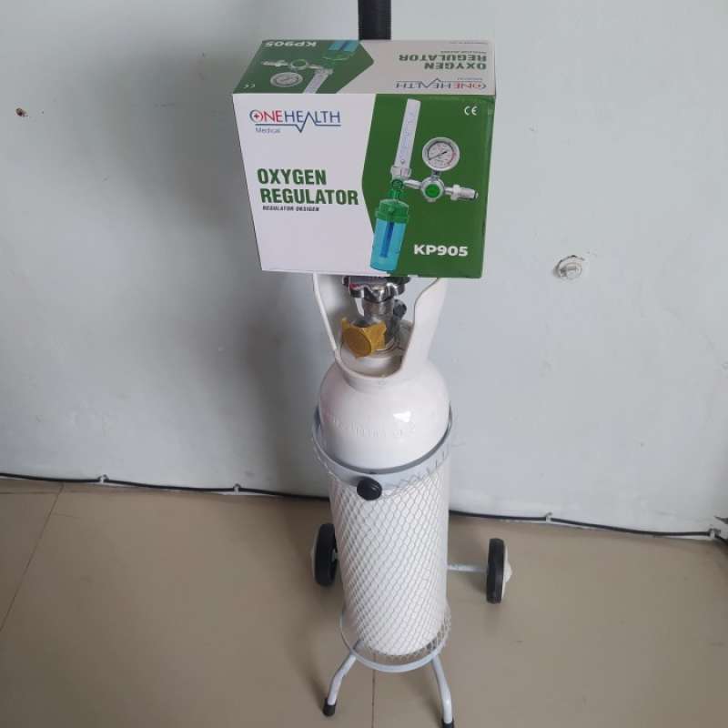 Jual Tabung Oksigen Medis Set / Tabung Oksigen 1M3 Full Set di Seller ...