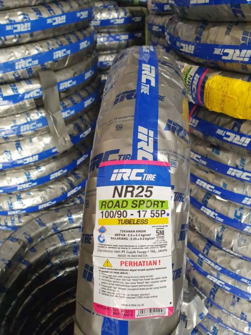 Promo BAN MOTOR IRC MEGA PRO dan VERZA TUBLESS 100/90-17 NR25 STOCK ...