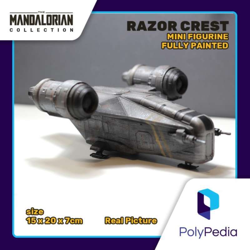 Promo Mandalorian Razor Crest V2 Figurine (Fully Painted) Diskon 33% di ...