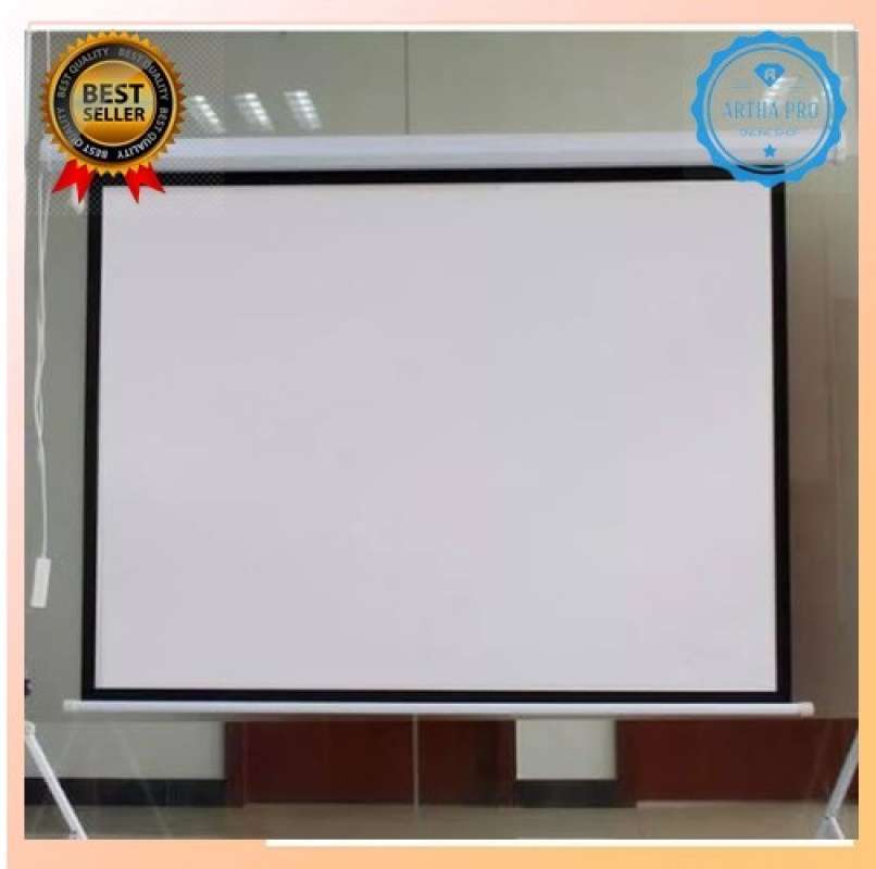 Jual screen proyektor motorized 96 - layar proyektor remot otomatis di ...