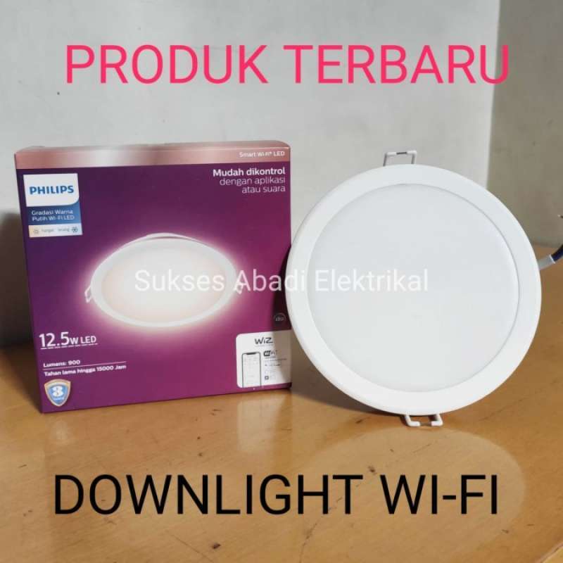 Promo LAMPU DOWNLIGHT SMART WiFi LED 12.5 W PHILIPS TUNABLE DIMMER ...