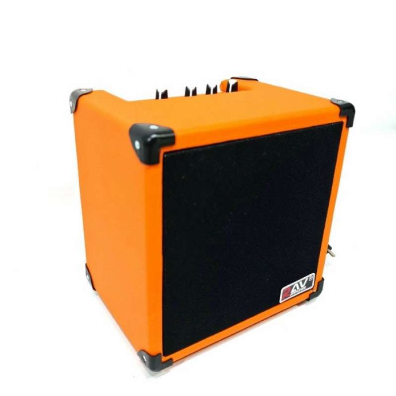 Jual Amply Mini Bass Akustik Atau Elektrik Ukuran 5 Inch Warna Orange ...