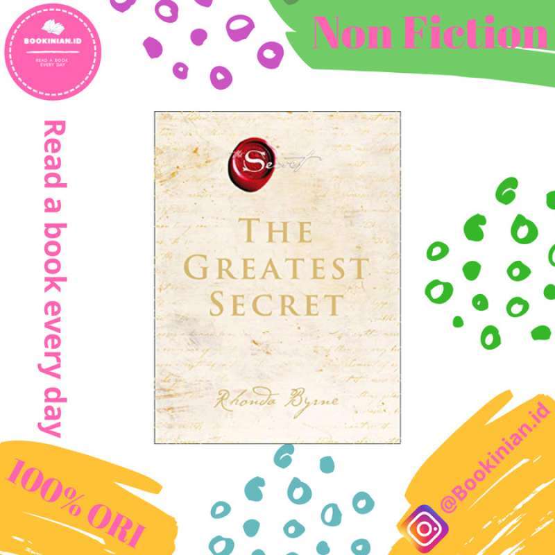 Promo the greatest secret rhonda byrne Diskon 23% di Seller Roxie Store ...