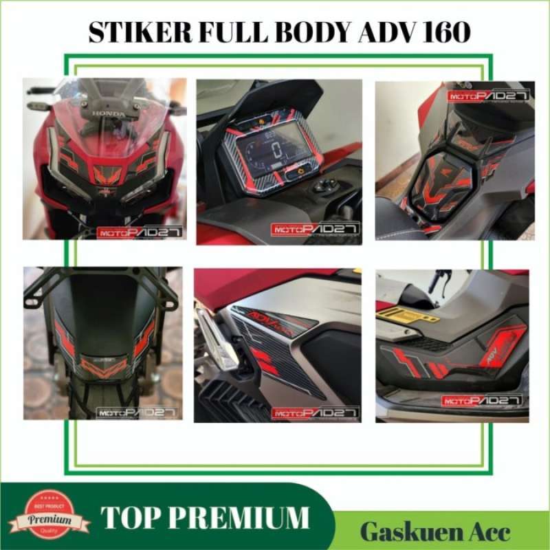 Promo Paket Stiker Sticker Honda ADV 160 New 2022 Full Body Resin ...