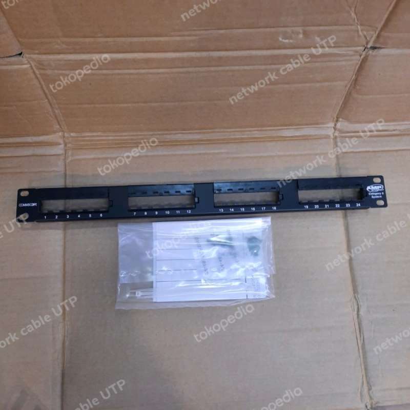 Promo Blank Patch Panel 24 Port Cat.6 Amp Commscope Diskon 23% di ...