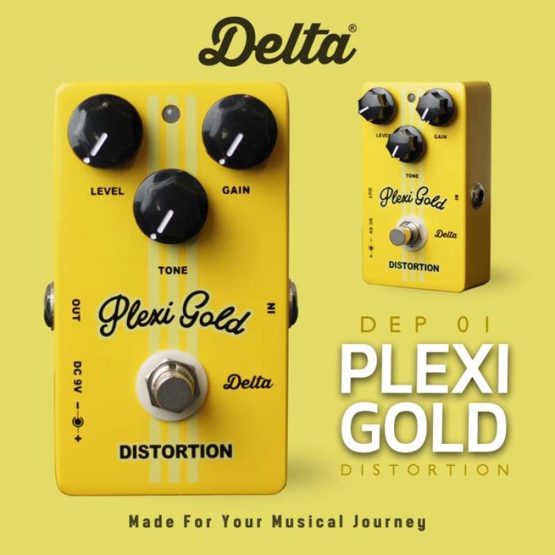 Promo Delta Pedal Dep01 Dep-01 Plexi Gold Distortion - Efek Effect ...