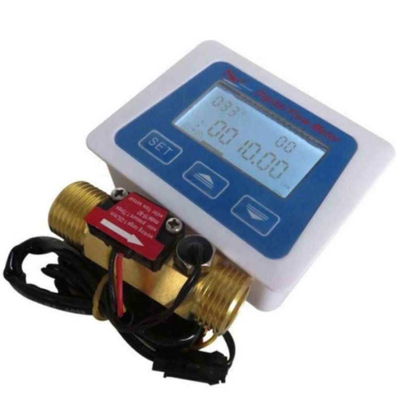 Promo Digital Flow Meter Control Display With Flow Sensor 1/2 inch LCD-S Diskon 23% di Seller ...