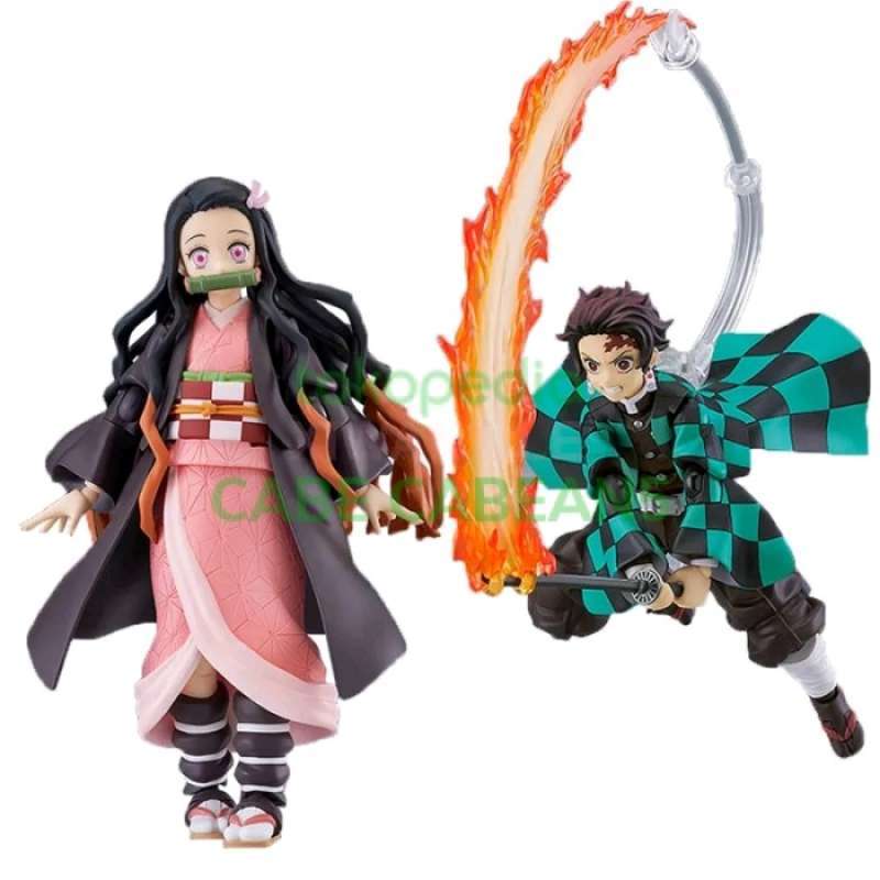 Promo Figma DX Nezuko Tanjiro Kamado Figure Demon Slayer Kimetsu No ...